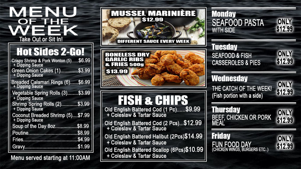 Fish & Seafood Takeout in Edmonton | Catch of the Week!