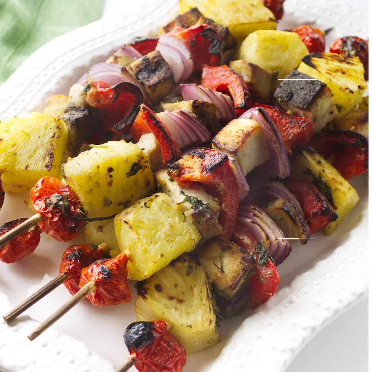 Sword Fish Pineapple Kabob