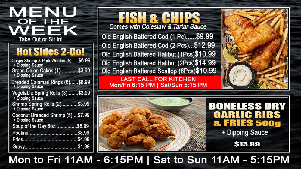 Fish & Seafood Takeout in Edmonton | Catch of the Week!
