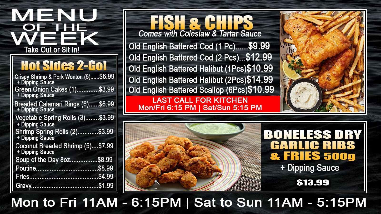 Fish & Seafood Takeout in Edmonton | Catch of the Week!