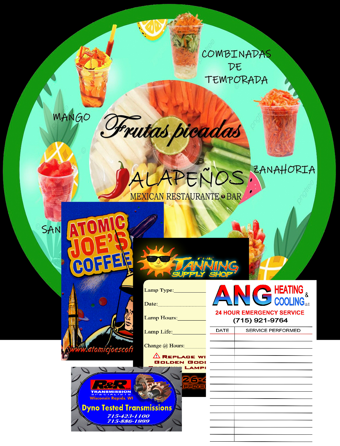 Printing | Apparel | Business Cards | Banners| Restarant Menus