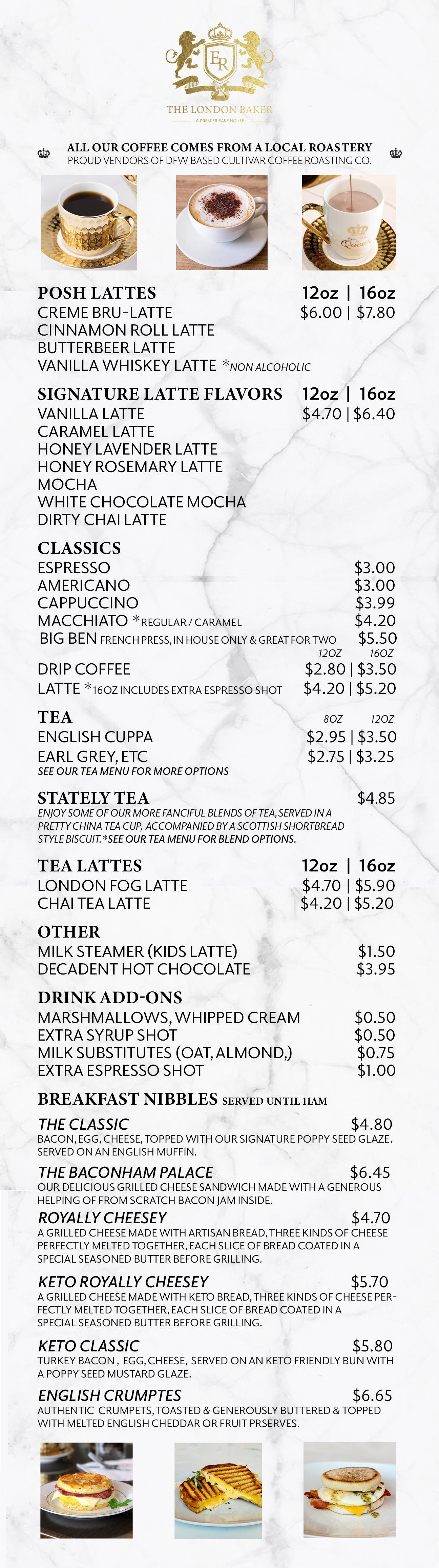 Menu / Providing you with exquisite taste