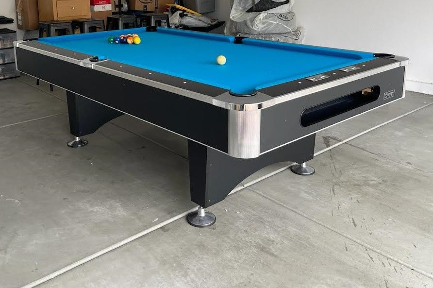 - black with chrome accents