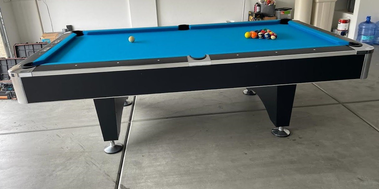 - black with chrome accents