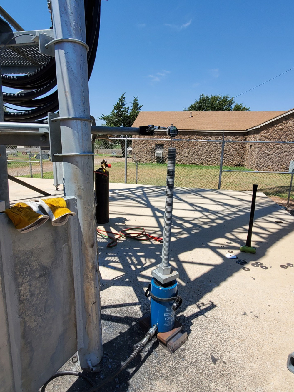 Anchor Bolt Pull Testing, Anchor rod pull testing texas, Anchor Rod ...