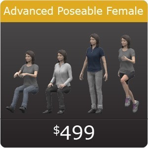 Human CAD model Store- Human models for Solidworks and more