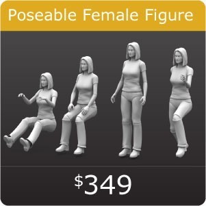 Human CAD model Store- Human models for Solidworks and more