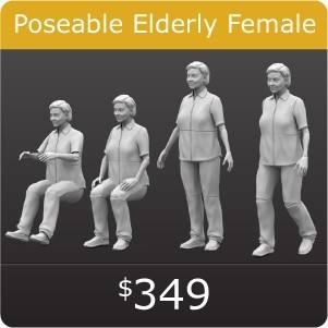 Human CAD model Store- Human models for Solidworks and more