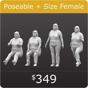 Human CAD model Store- Human models for Solidworks and more