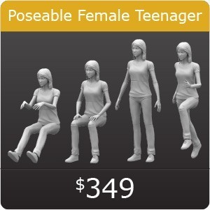 Human CAD model Store- Human models for Solidworks and more