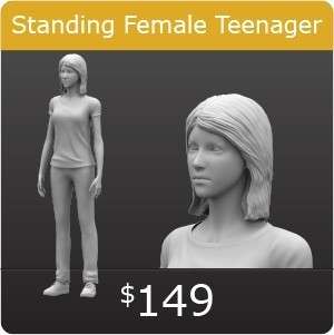 Human CAD model Store- Human models for Solidworks and more