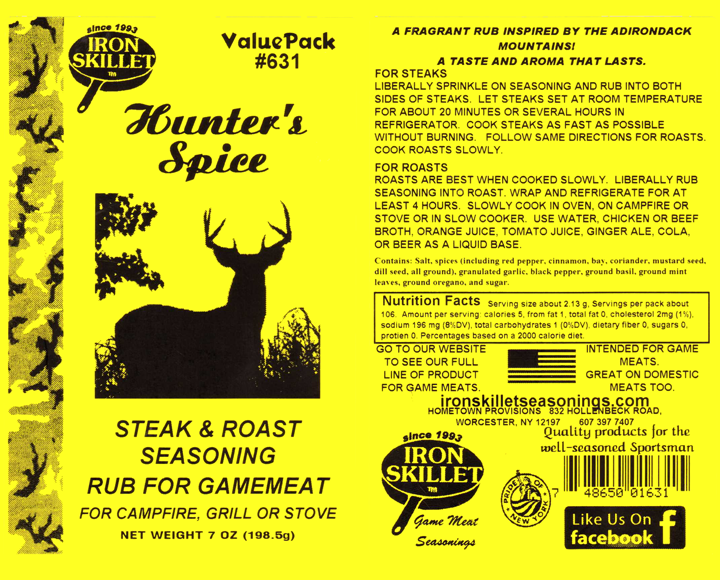 Hunter's Spice Steak & Roast Rub Value Pack
