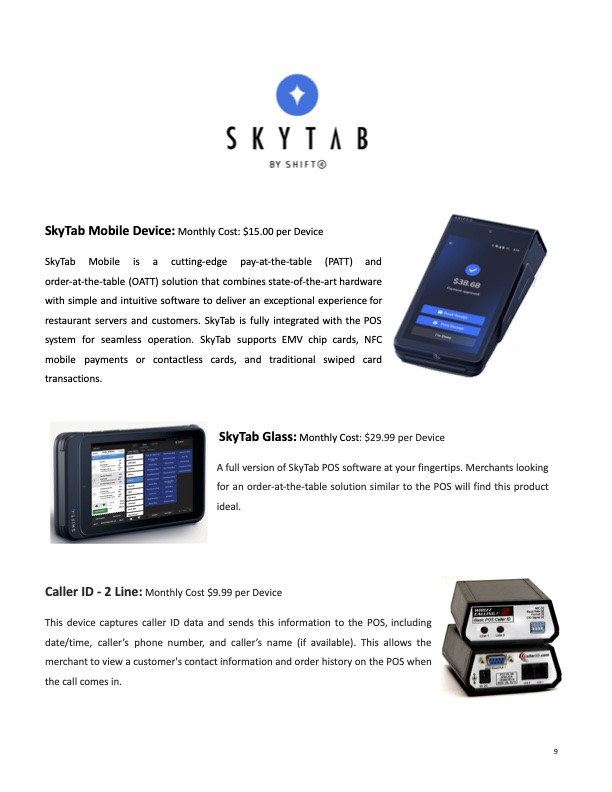 SkyTab POS