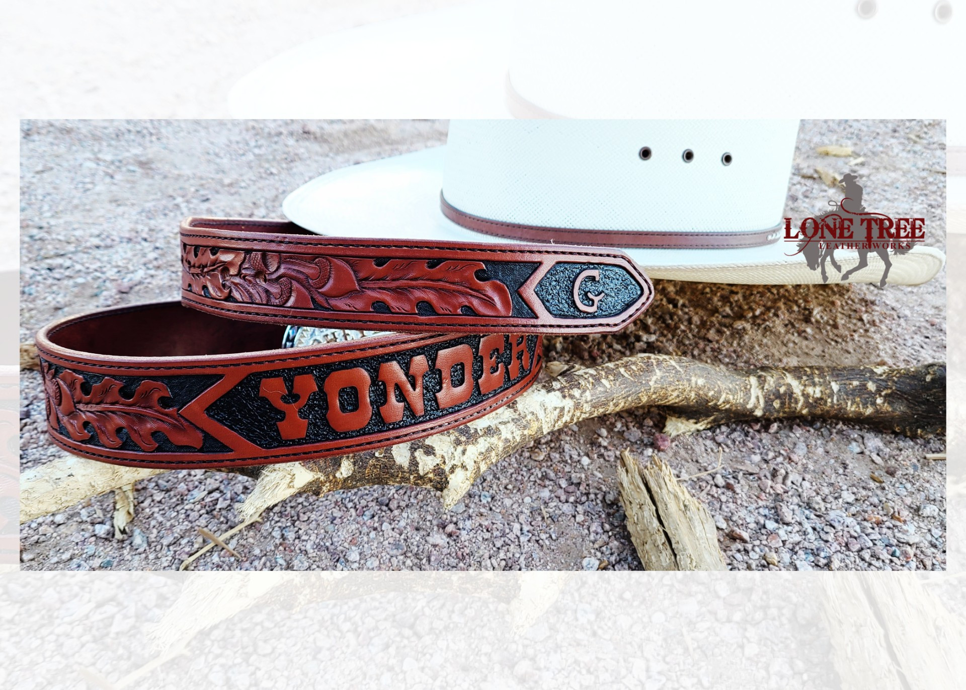Lone Tree Leather Works | Custom Leather Belt Gallery
