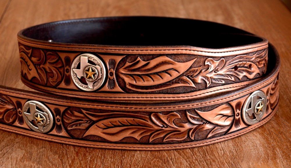 Lone Tree Leather Works | Custom Features for Hand Tooled Leather Belts