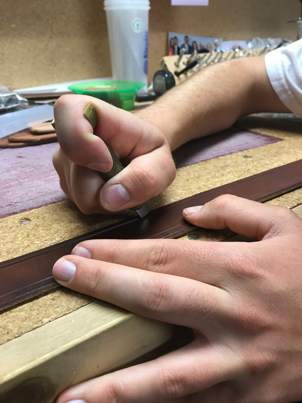 Lone Tree Leather Works | The Process | Hand Tooled Leather Belt