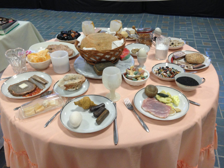Rock Food Table