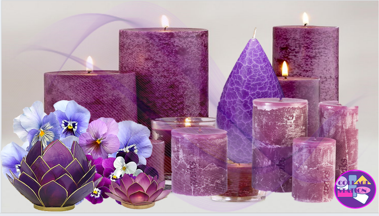 PURPLE CANDLES