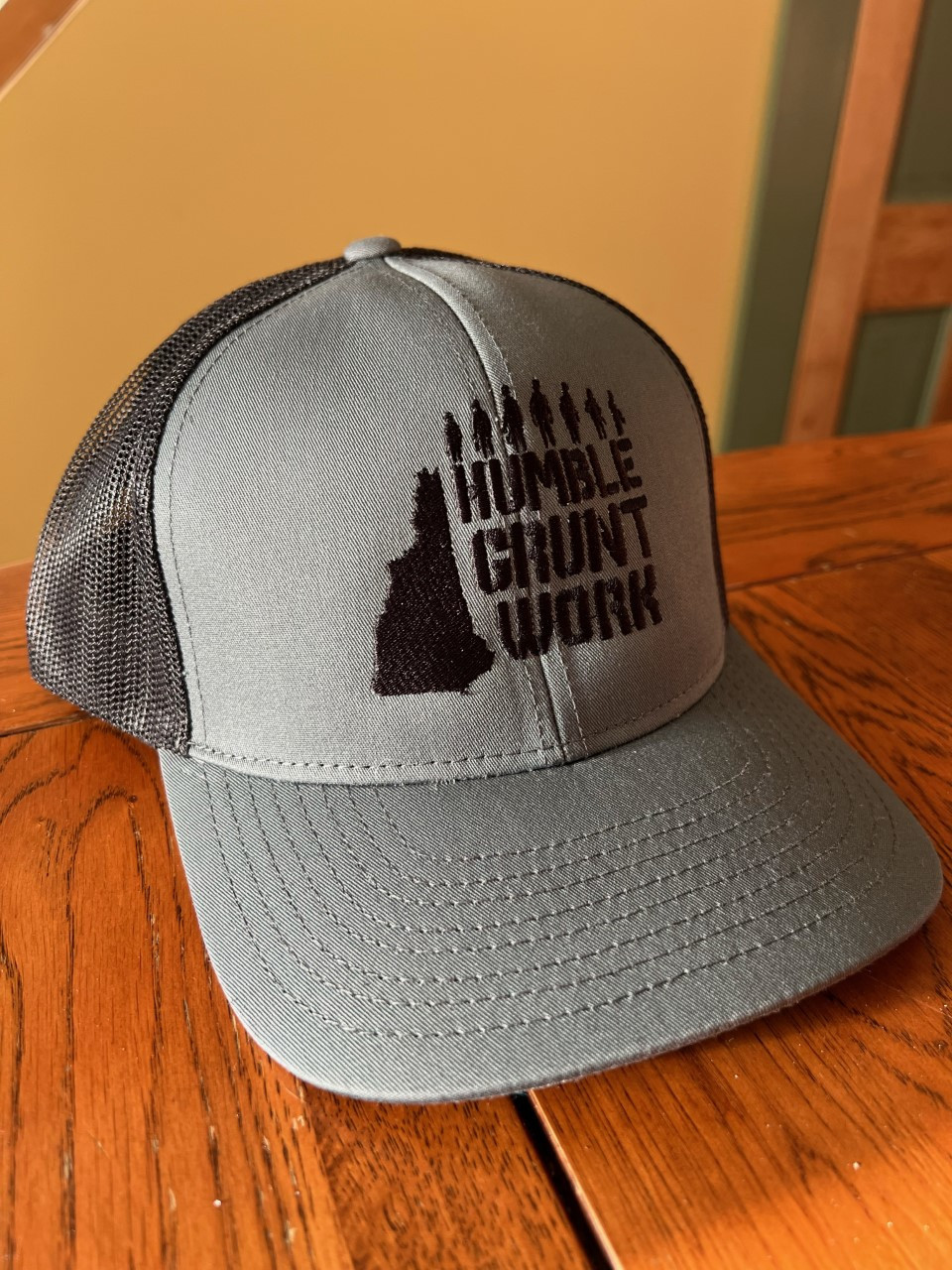 Humble Grunt Works Trucker Hat Gray & Black