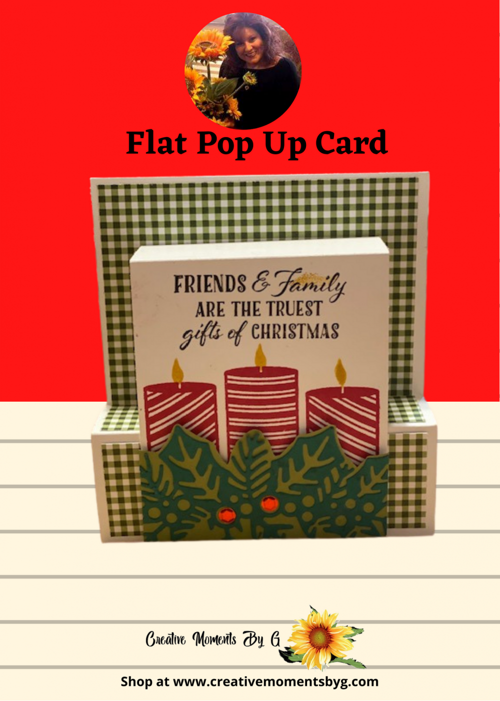 flat pop up card