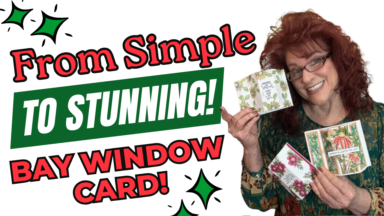 simple to stunning bay window card