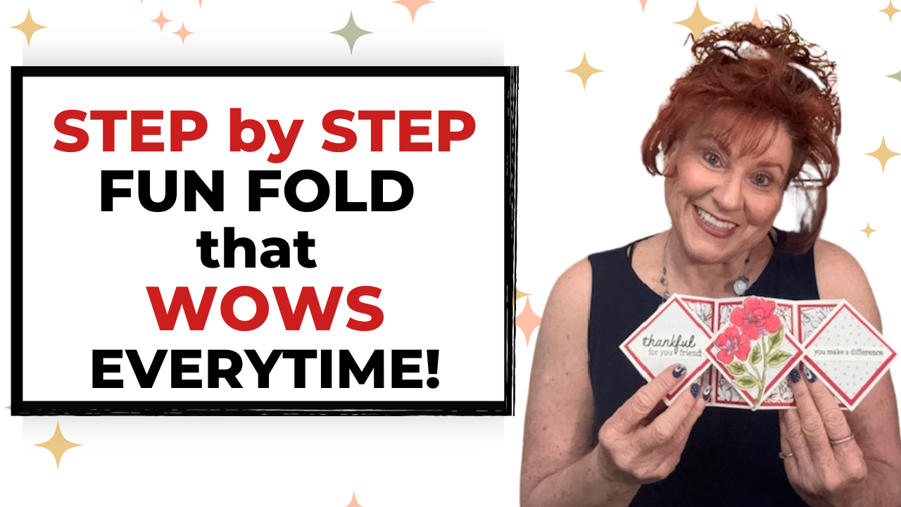 Triple Floating Diamond Fun Fold