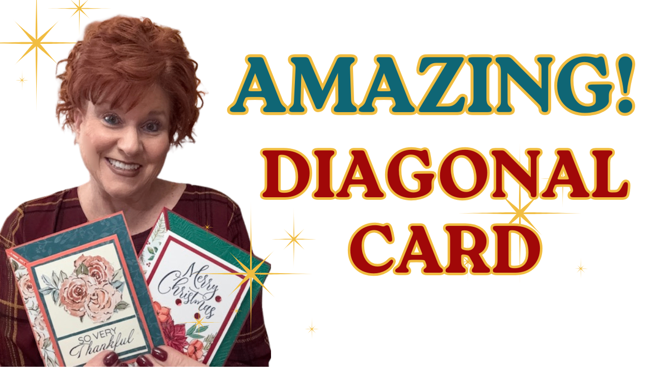 Diagonal Joy Card