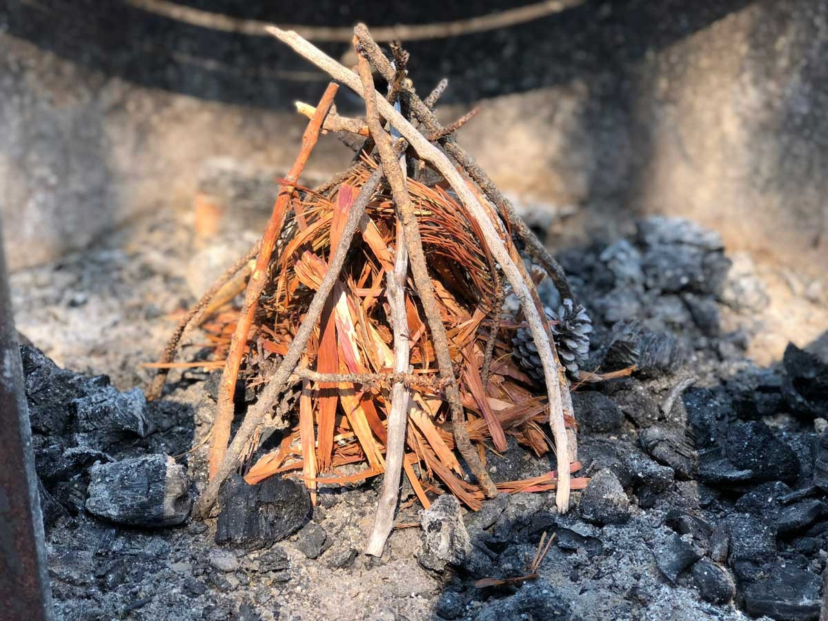 Fire Setup - Backcountry Views