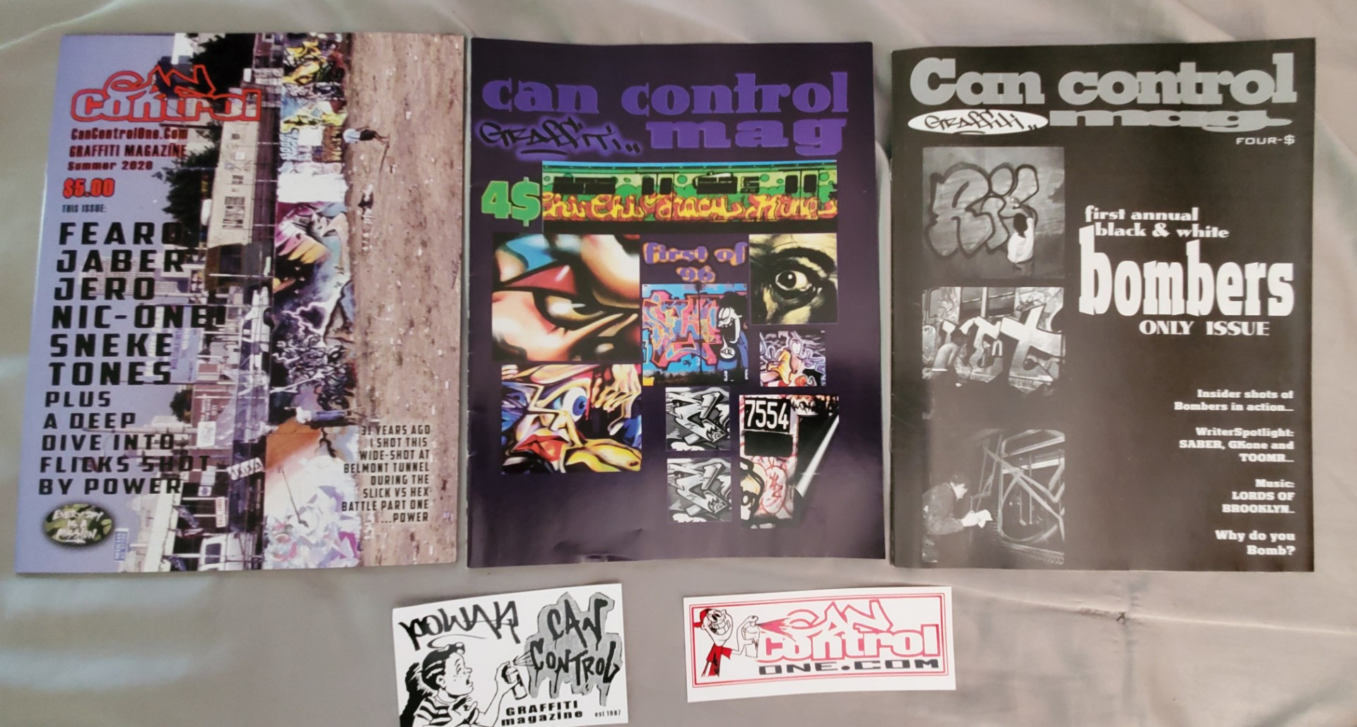 CAN CONTROL Graffiti Magazine Three Pack, mag special with free sticker ...
