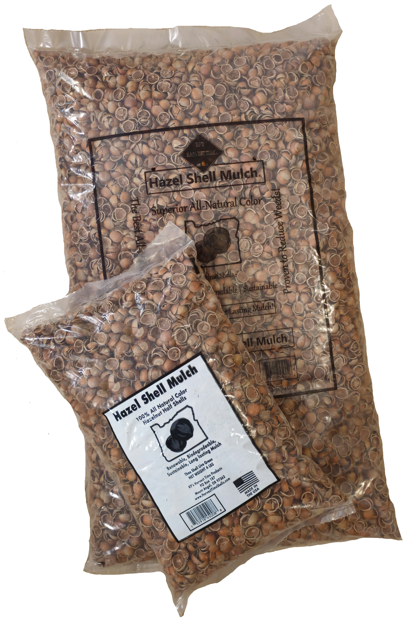 Hazel Shell Mulch - Shipping Included (Domestic Orders)