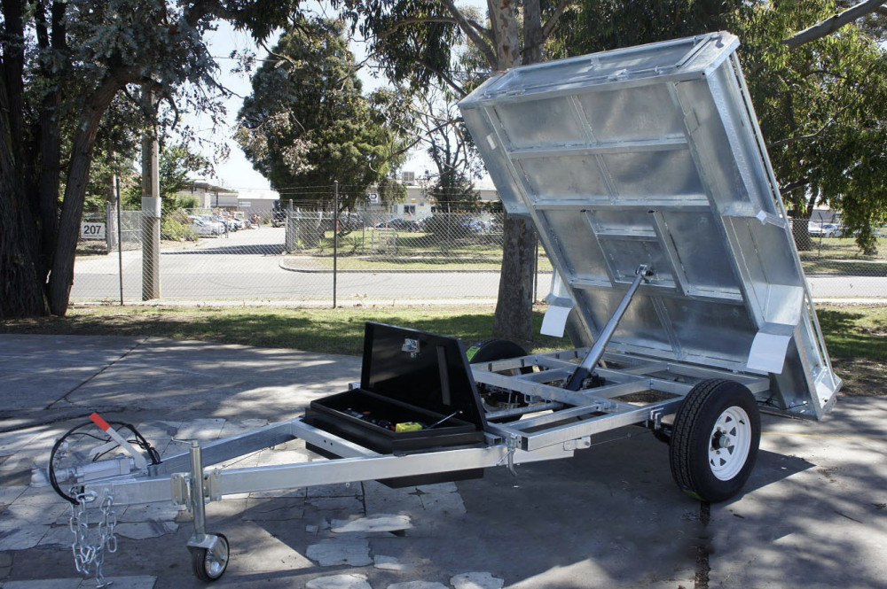 Galvanised Hydraulic Single Axle Tipper Trailers - Trailers2Go