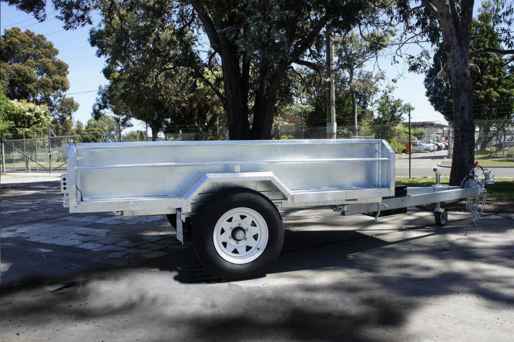 Galvanised Hydraulic Single Axle Tipper Trailers - Trailers2Go