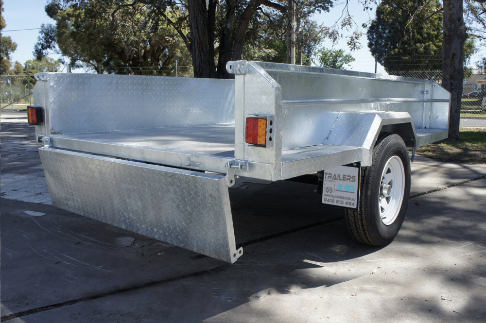 Galvanised Hydraulic Single Axle Tipper Trailers - Trailers2Go