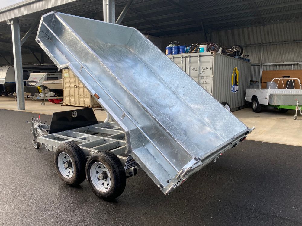 Galvanised Hydraulic Single Axle Tipper Trailers - Trailers2Go