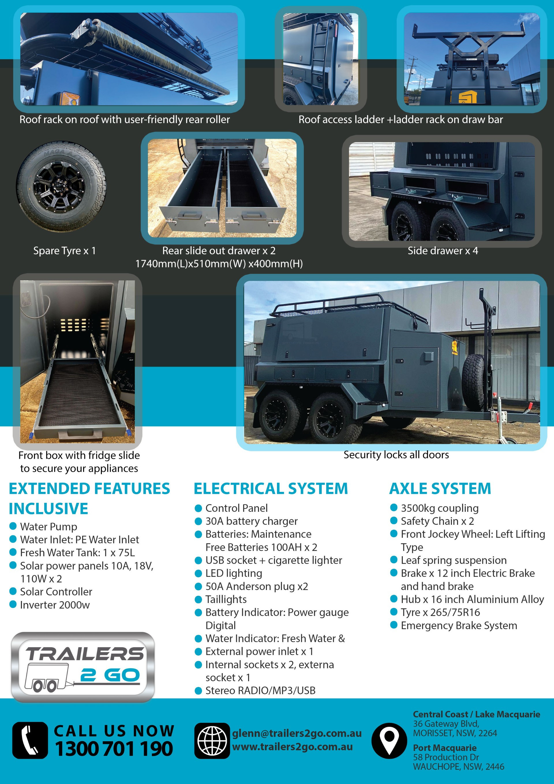 Builders Trailer, Tradie Trailers, Tradies Top - Trailers2Go