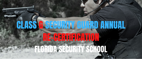 Our Security Training Courses | Florida Security School