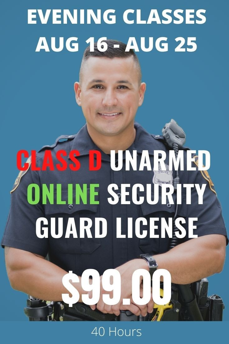 Florida Security School | D Class Security License | G Class Security ...