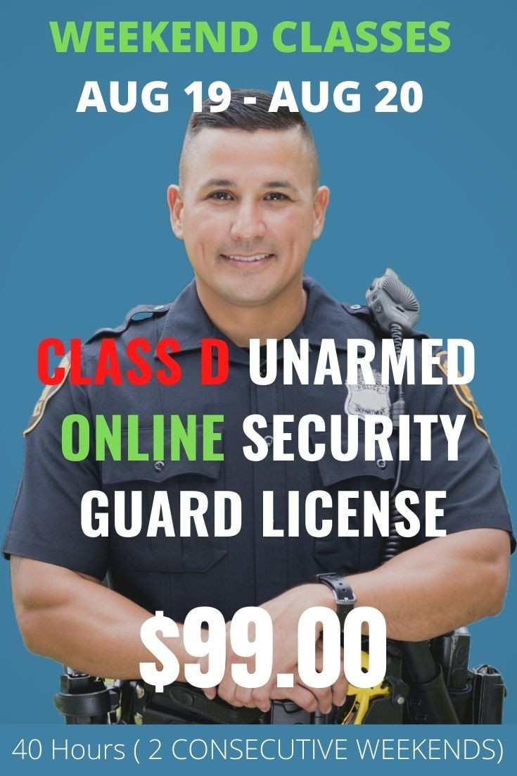 Florida Security School | D Class Security License | G Class Security ...