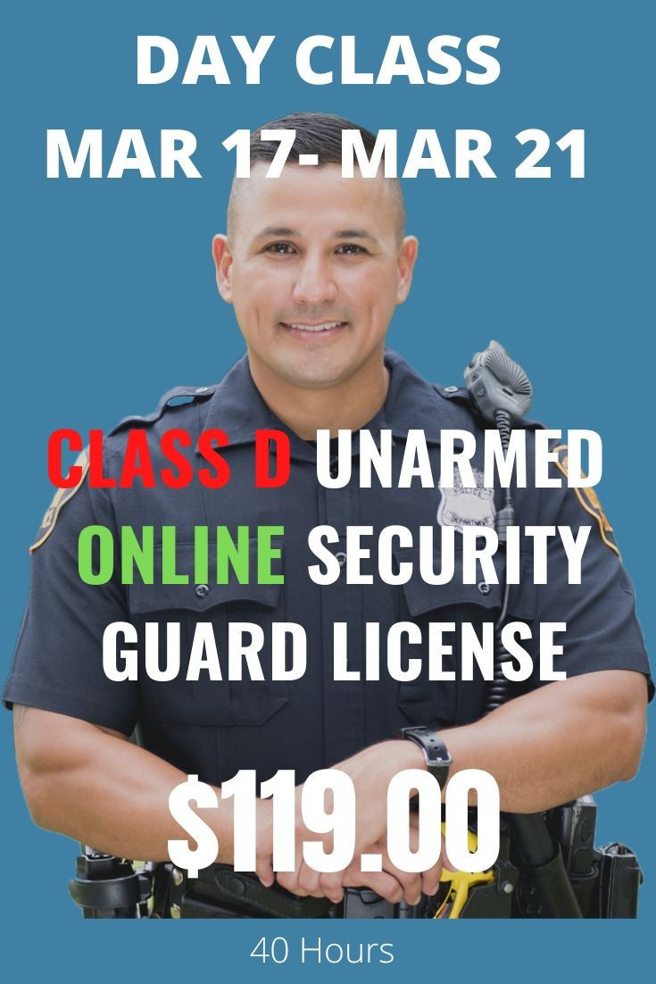Get Your Florida Class D Security License | Florida Security School