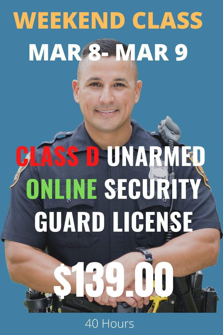 Get Your Florida Class D Security License | Florida Security School