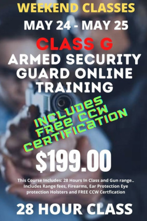 Florida Class G Armed Security License Training | Florida Security School