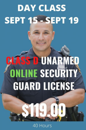 Get Your Florida Class D Security License | Florida Security School