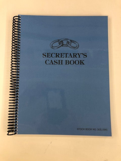1041-H2 Secretary's Cash Book