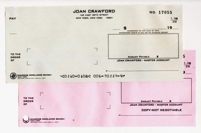 Blank Cancelled Check