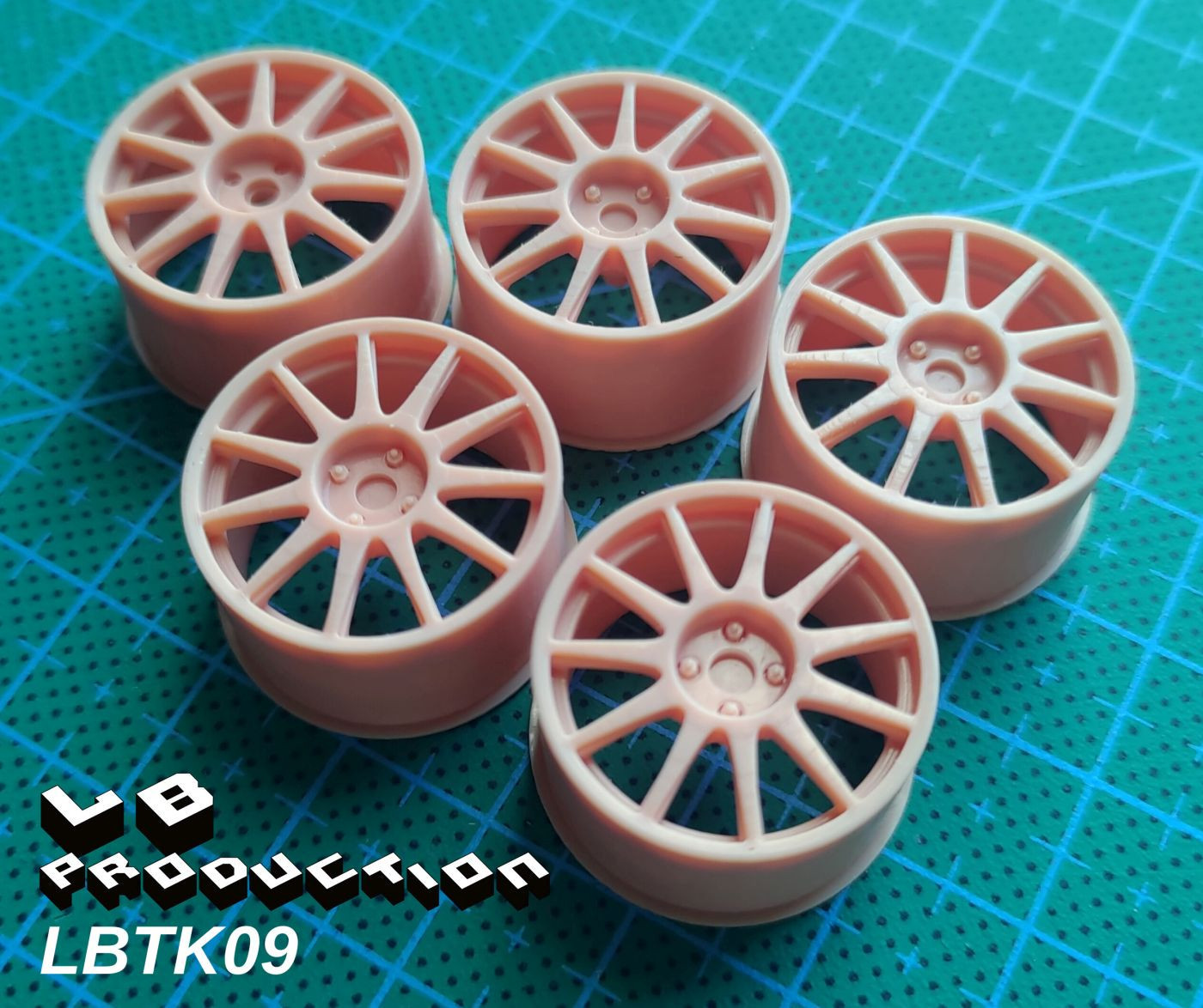1/24 Speedline Corse 2120 18" wheels set (For Beemax/NuNu Peugeot 306 ...