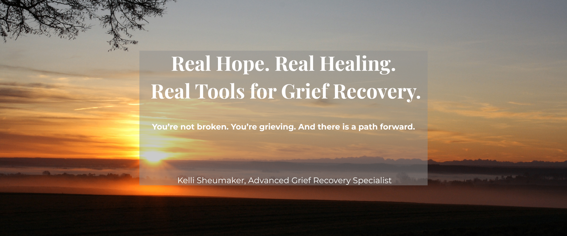 Renewed Hope Grief Recovery - Real Hope. Real Healing. Real Tools for ...
