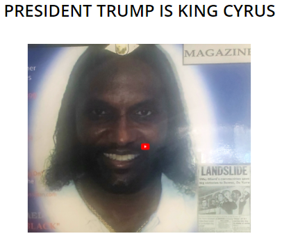 President Trump Is King Cyrus