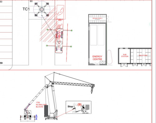 Tower crane erection and dismantle planning