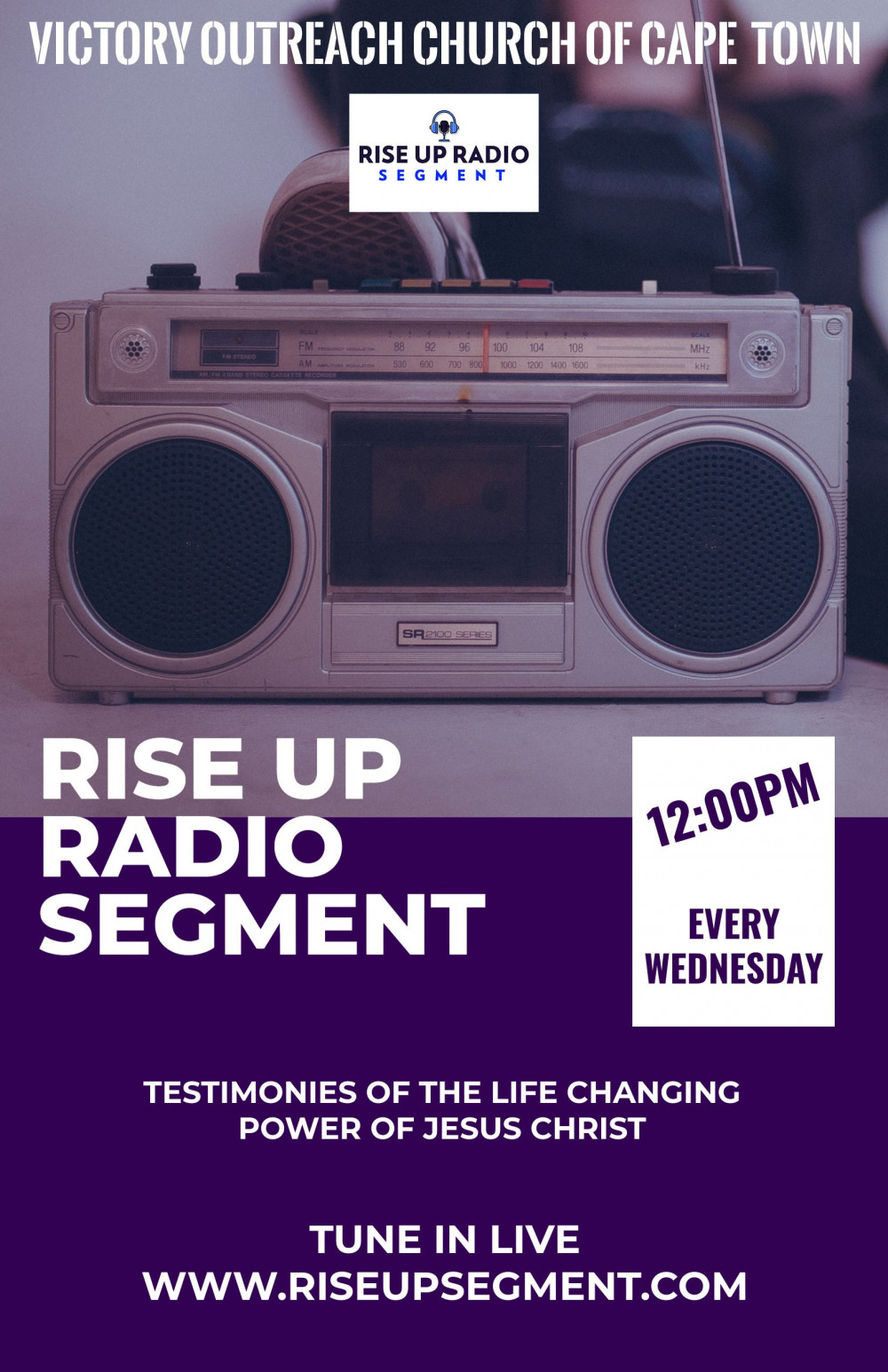 Victory Outreach Church of Cape Town - Rise Up Radio Segment