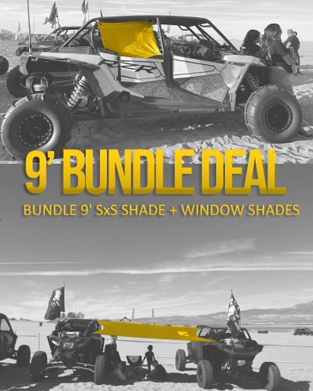 BUNDLE 9' SXS Shade & Window Shades